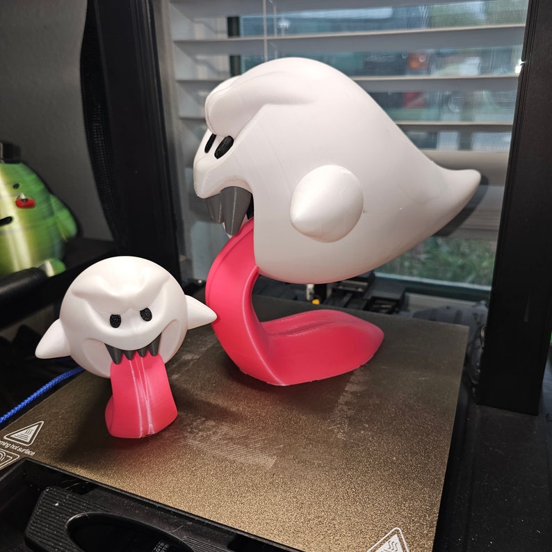 3D Printed Boo and King Boo From Mario - Etsy