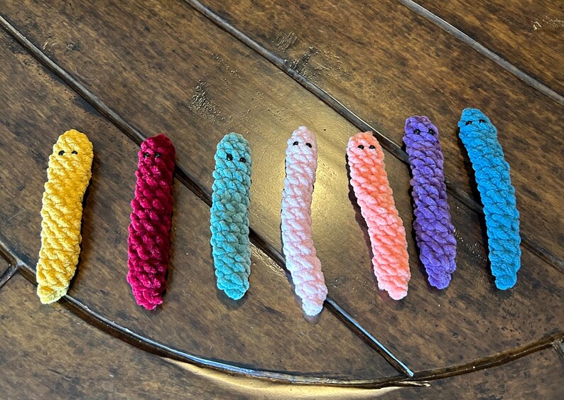 Crochet Worm Amigurumi - Etsy