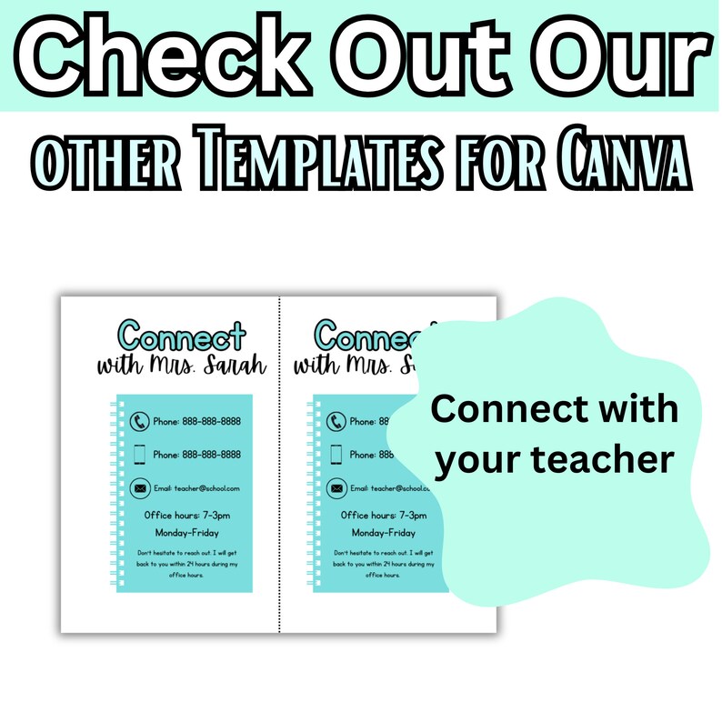 Educator's Oasis: Canva-ready Teacher Introduction Kit Instant Download ...