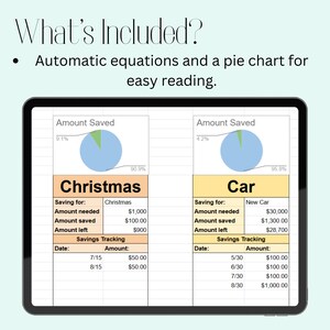 Savings Challenge Template Tracker Expense Tracker for Google Sheets ...