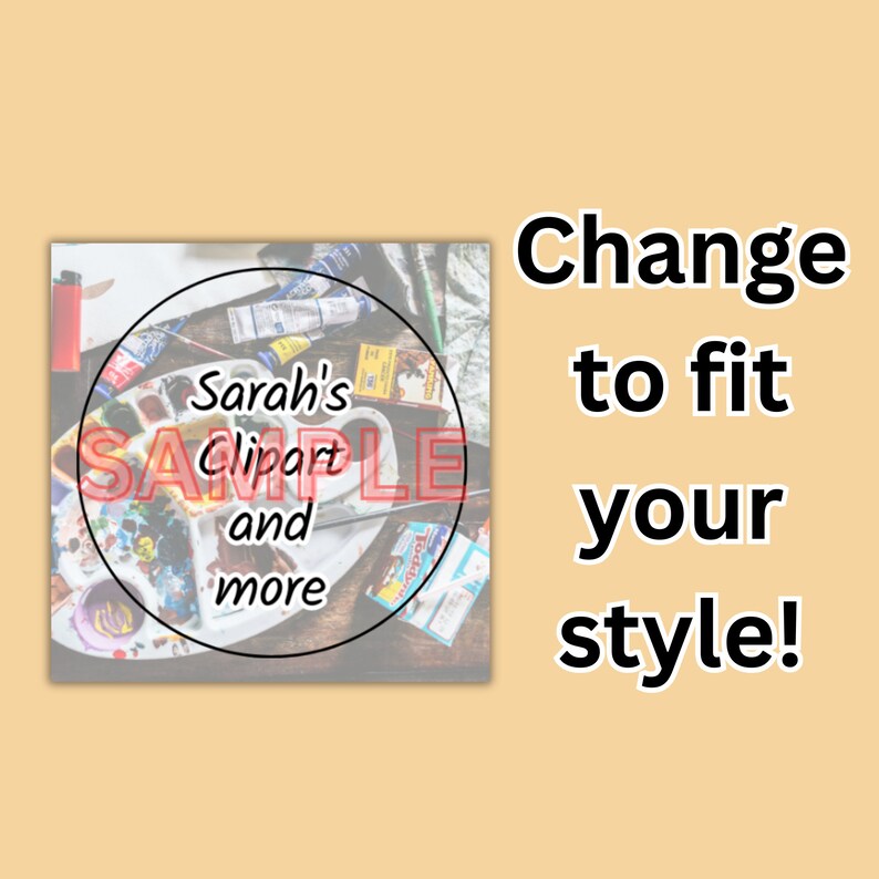 Etsy Shop Profile Picture Templates for Editing on Canva Canva Free and ...