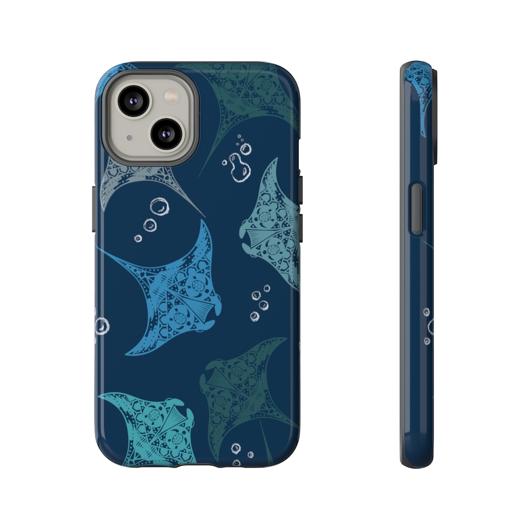 Manta Ray Bubble Phone Case | Sea Ocean Sting Ray Animal Gift for ...