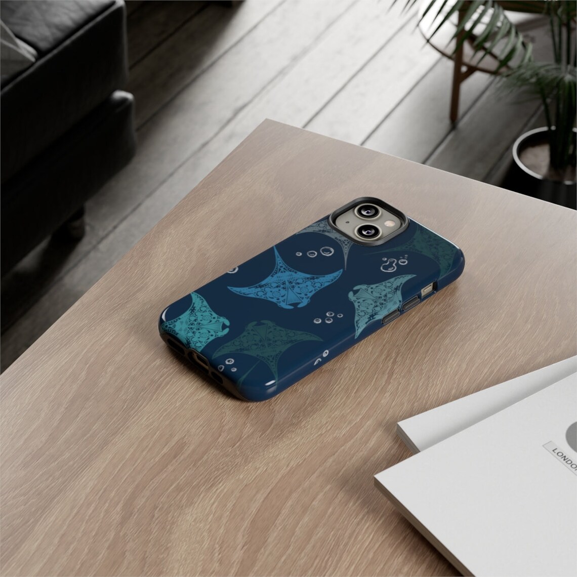 Manta Ray Bubble Phone Case | Sea Ocean Sting Ray Animal Gift for ...