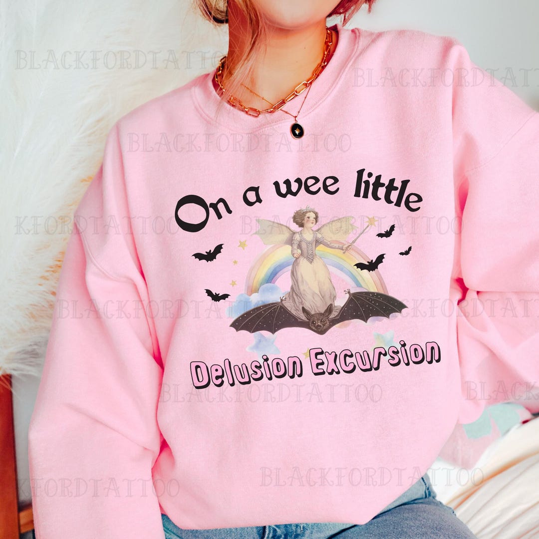 Coquette Sweatshirt Weirdcore Sweater Delulu Clothing Pastel Goth ...