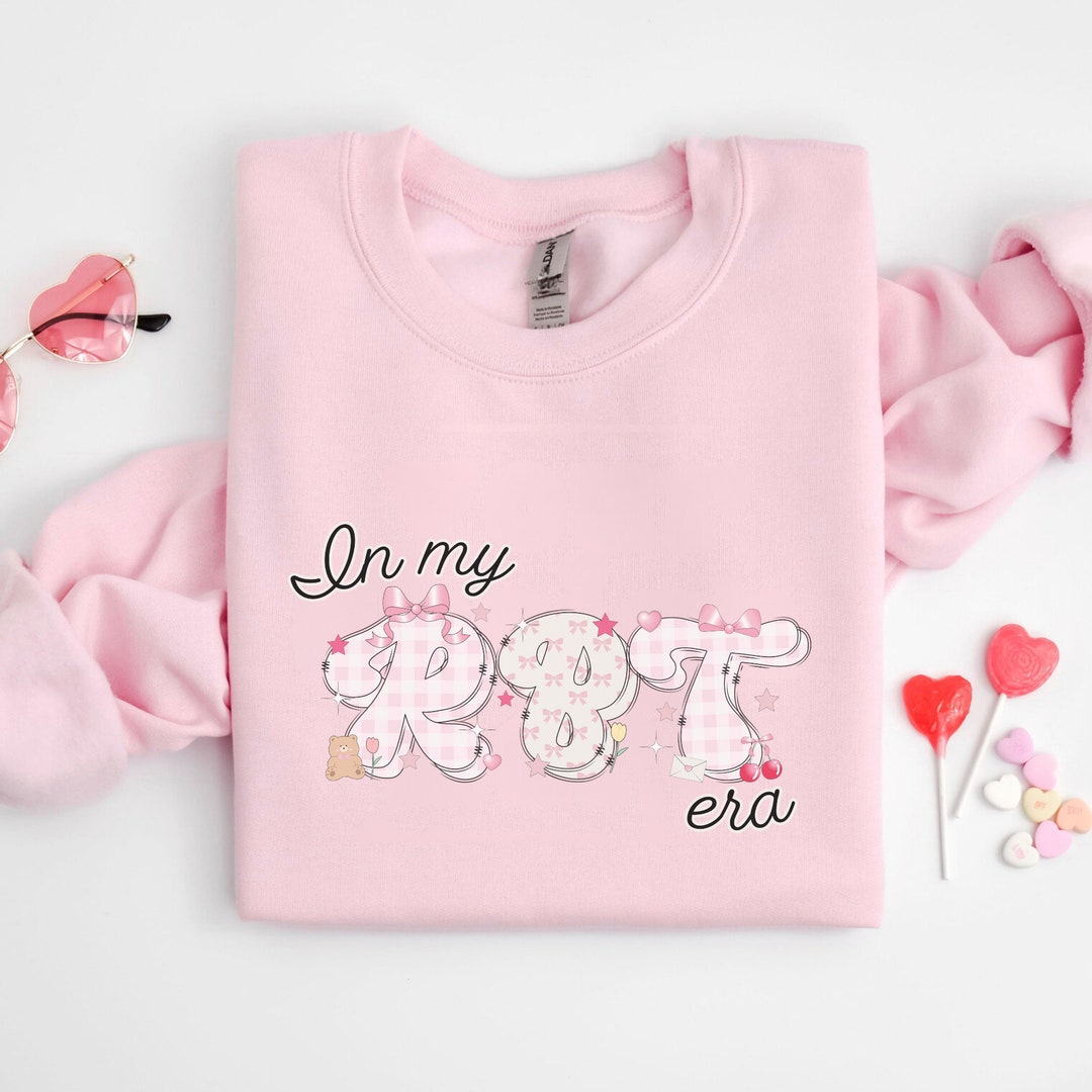 RBT Registered Behavior Tech Coquette Valentines Sweatshirt, Preppy Girly Softcore Lovecore ...