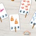 Number Cards Summer Games Counting to 20 Homeschool Prints Toddler Gift ...