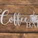 Coffee Bar Sign - DXF - SVG - Digital Download - CNC Plasma Waterjet ...