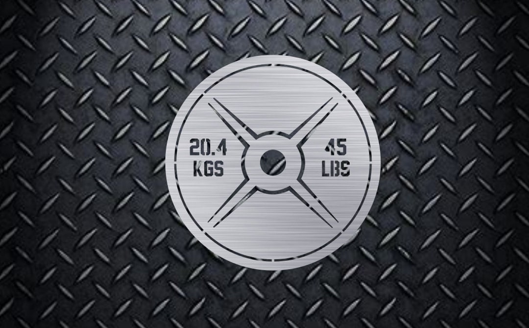 Barbell Weight Plate - DXF - SVG - Digital Download - CNC Plasma ...