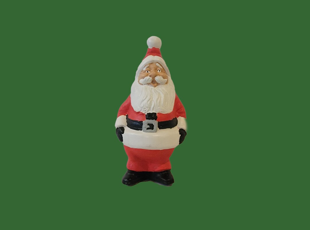 Vintage 5-inch Santa Claus Ceramic Figurine, Circa Mid-1900s - Etsy