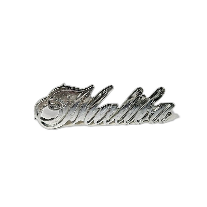 Vintage 1970s Chevy Malibu Car Emblem - Etsy