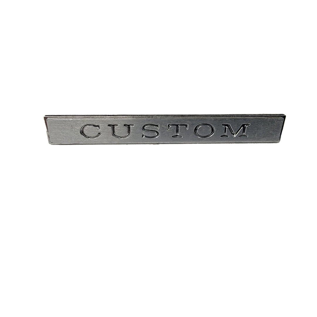 Vintage Chevy 'custom' Emblem Badge - Etsy
