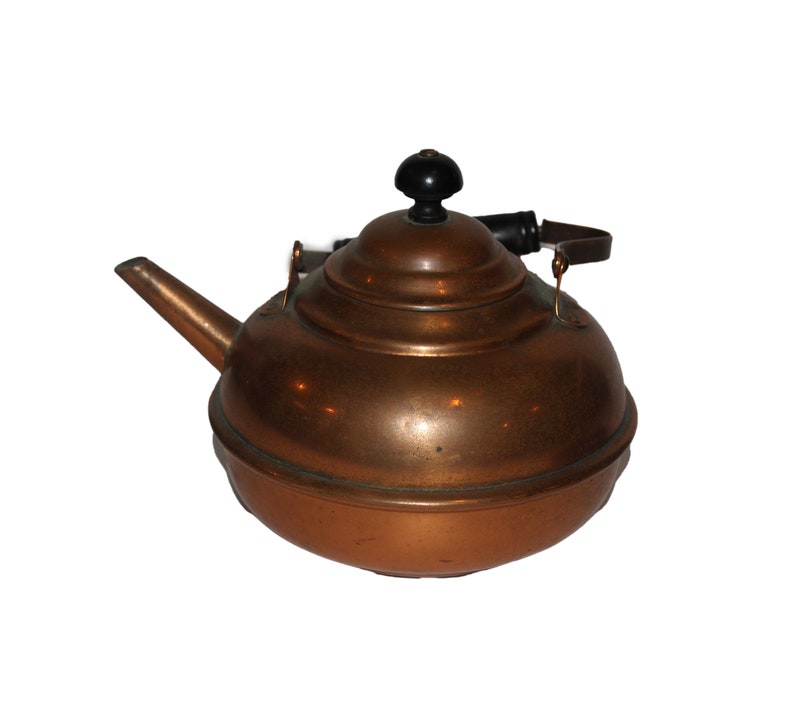 Vintage 1960s-1970s Copper Teapot With Copper Trivet - Etsy