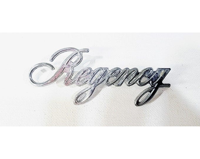 Vintage Oldsmobile 98 'regency' Car Emblem - Etsy