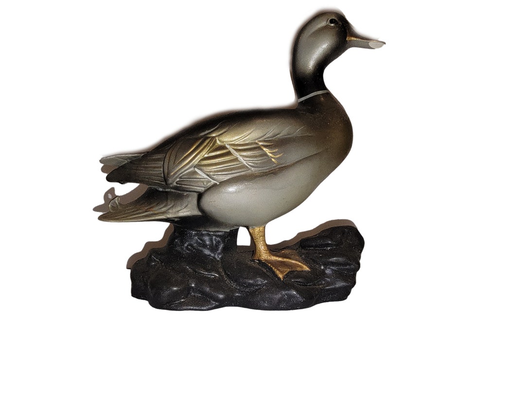 Vintage Napco Mallard Duck Bank Hand-painted 1962 Argentoro C-57131M 7 ...