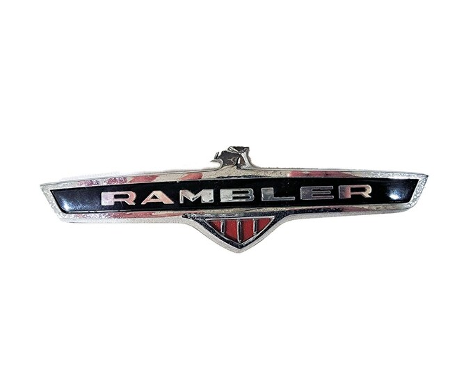 Vintage 1962 AMC Rambler Car Emblem - Etsy