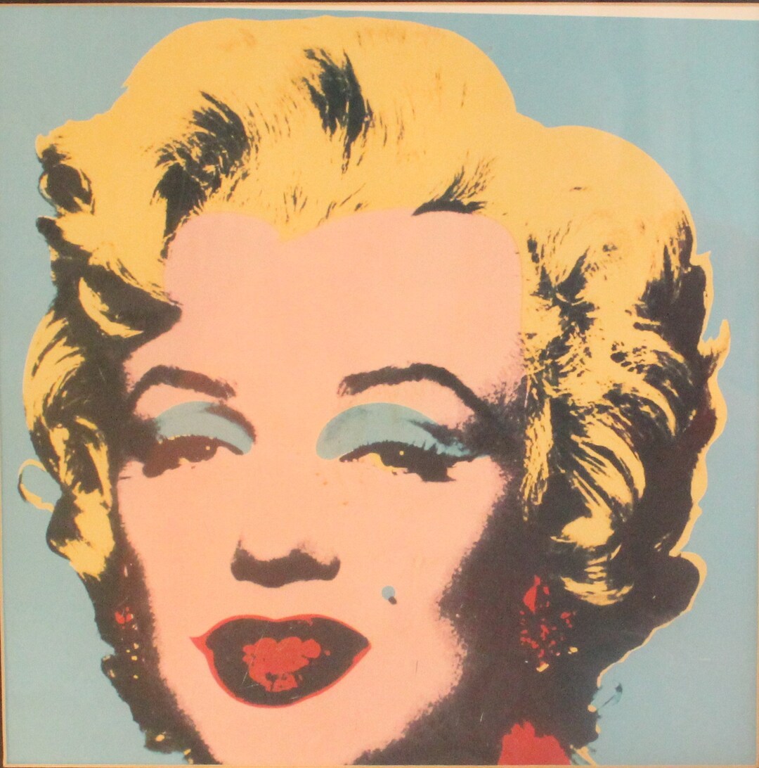 Vintage Marilyn Monroe Collotype Reproduction Print by Andy Warhol - Etsy