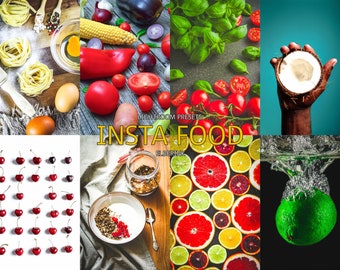 20 Organic Food Lightroom Mobile & Desktop Presets, Food Presets, Food ...