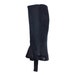 Half Chaps Black Stretch Gussett Panels Full Grain Leather - Etsy