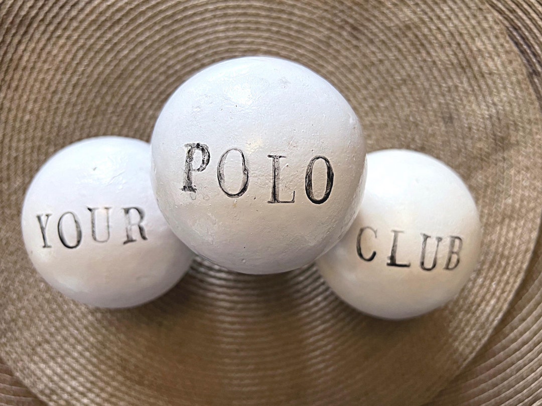 Custom Antique Style Display Wood Polo Ball Grass Polo - Etsy