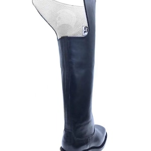 Dragoon Cavalry Boots Knee Flap Leather Napoleonic Custom Design Civil ...