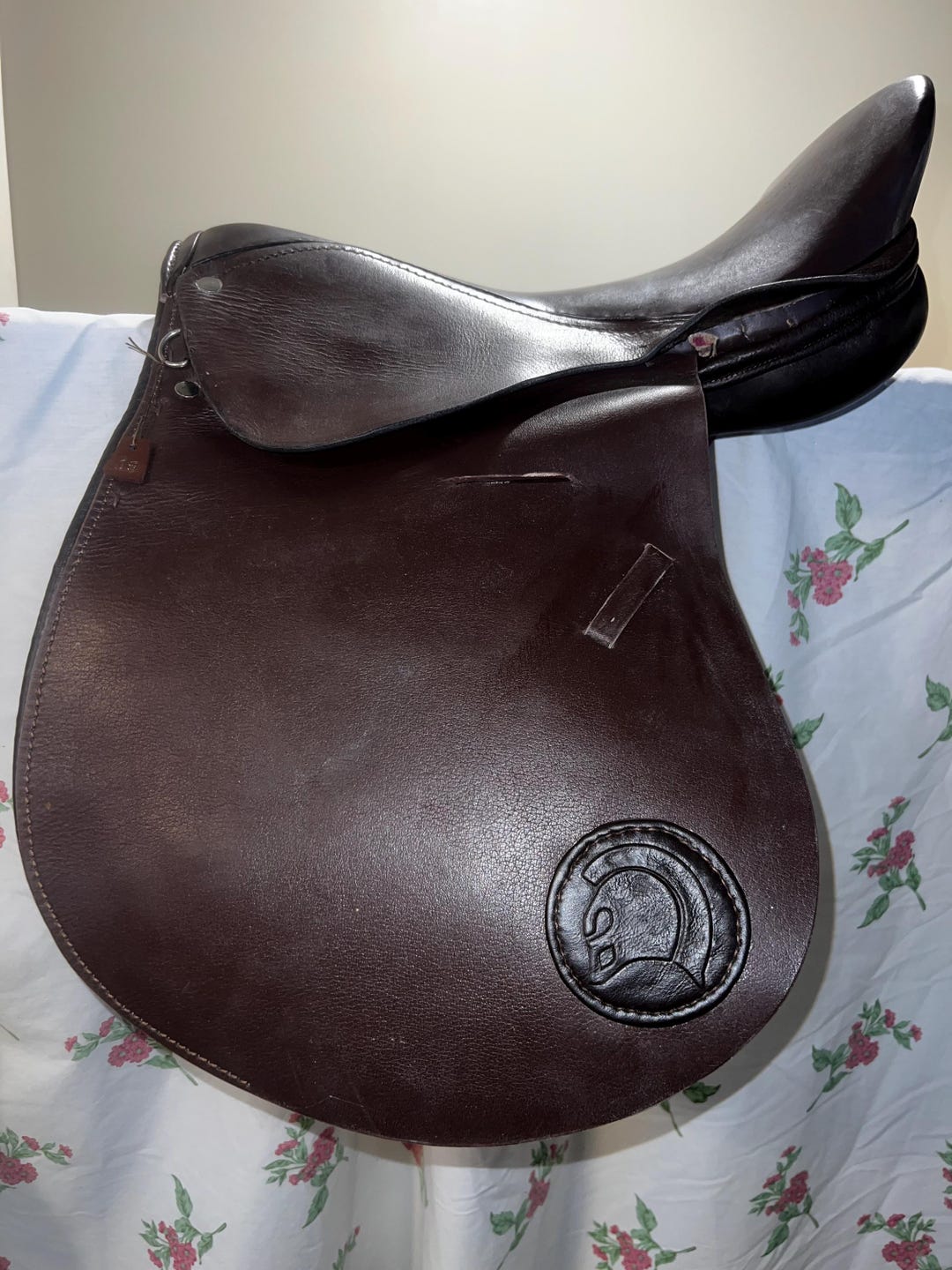 Polo Saddle Leather Equestrian Montura Full Contact 18” English Buffalo ...