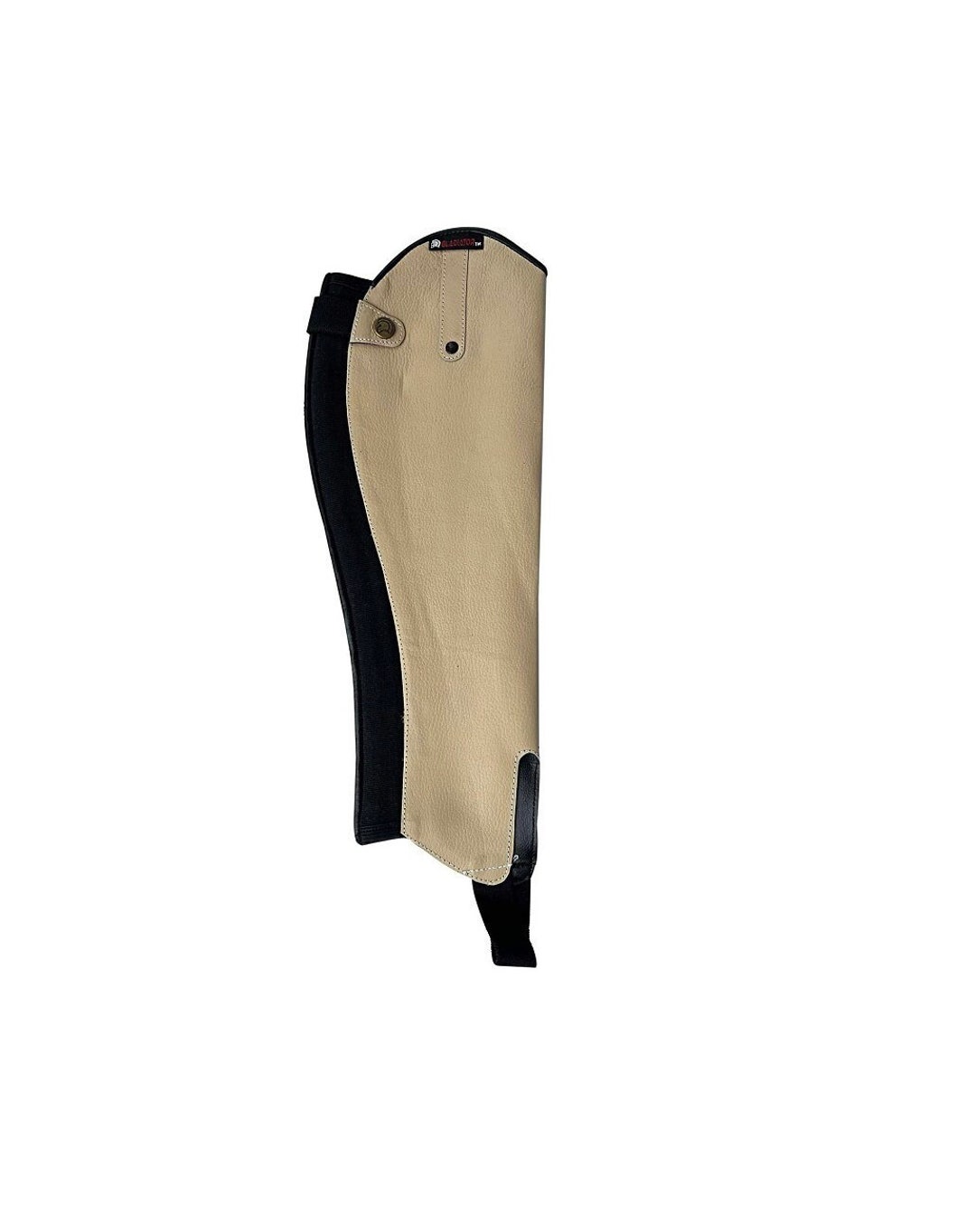 Half Chaps BEIGE Stretch Gusset Panels Leather - Etsy