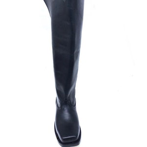 Dragoon Cavalry Boots Knee Flap Leather Napoleonic Custom Design Civil ...