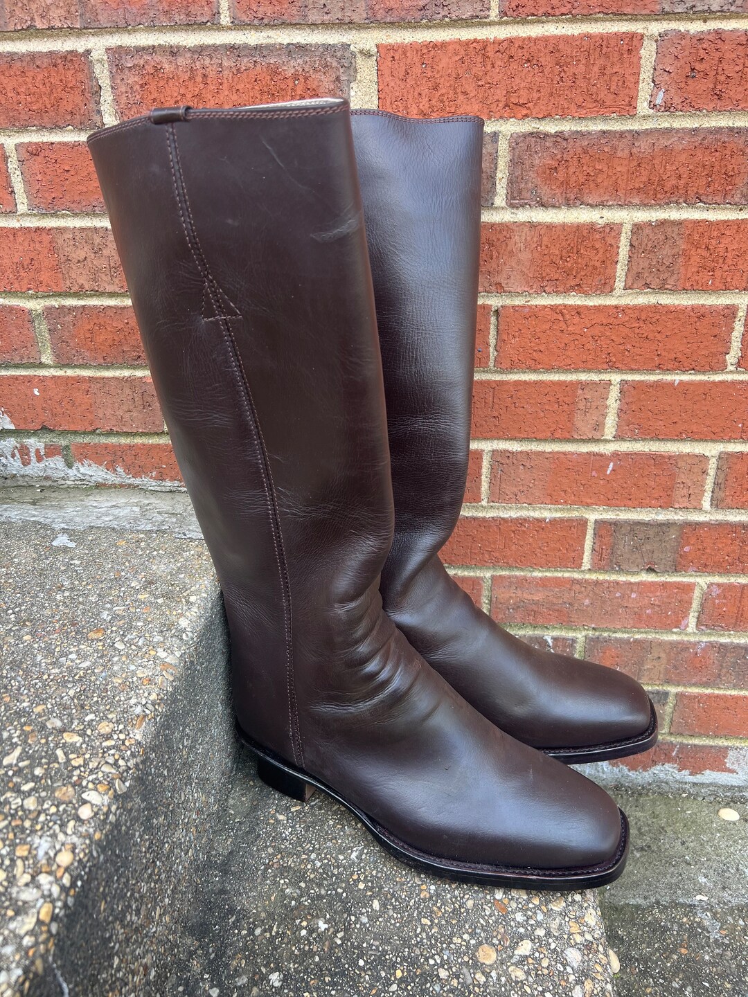 Mens 13 Wide Boots Leather Cowboy Action Shooter Replica Reenactment ...