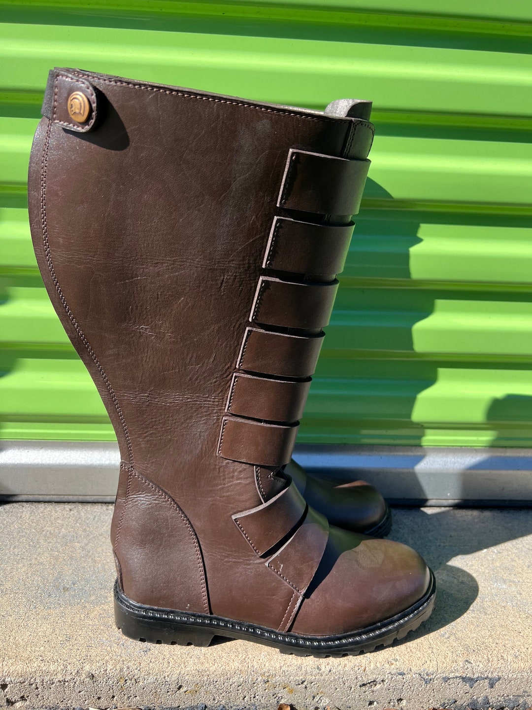 Qui-gon Jinn Boots Star Wars Ready Made Men's 9.5 D Phantom Menace - Etsy