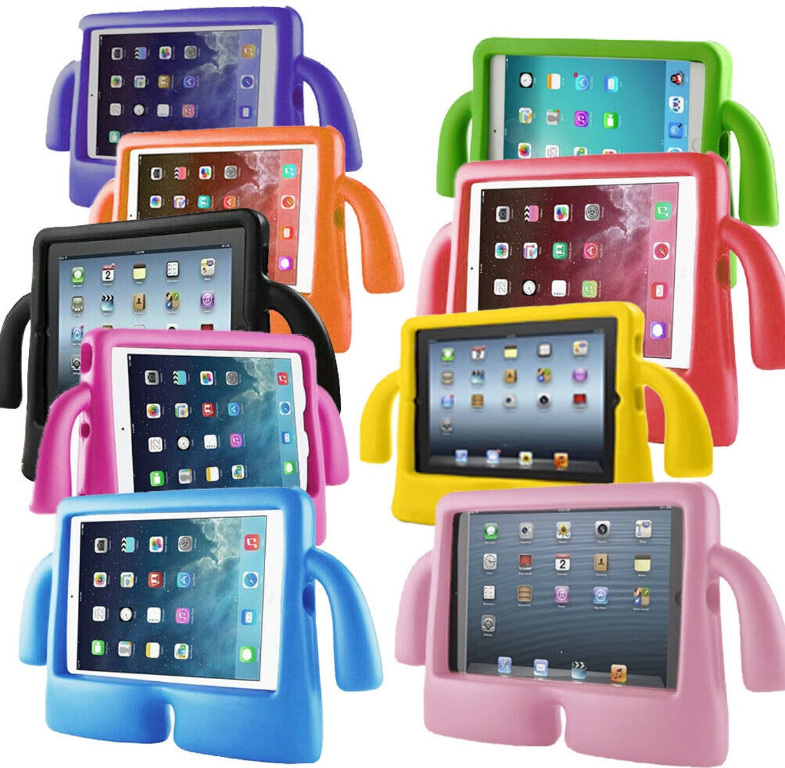Heavy Duty iPad Kid Case Cover for 10.2 10.9 7.9 11 9.7 Ipads ...