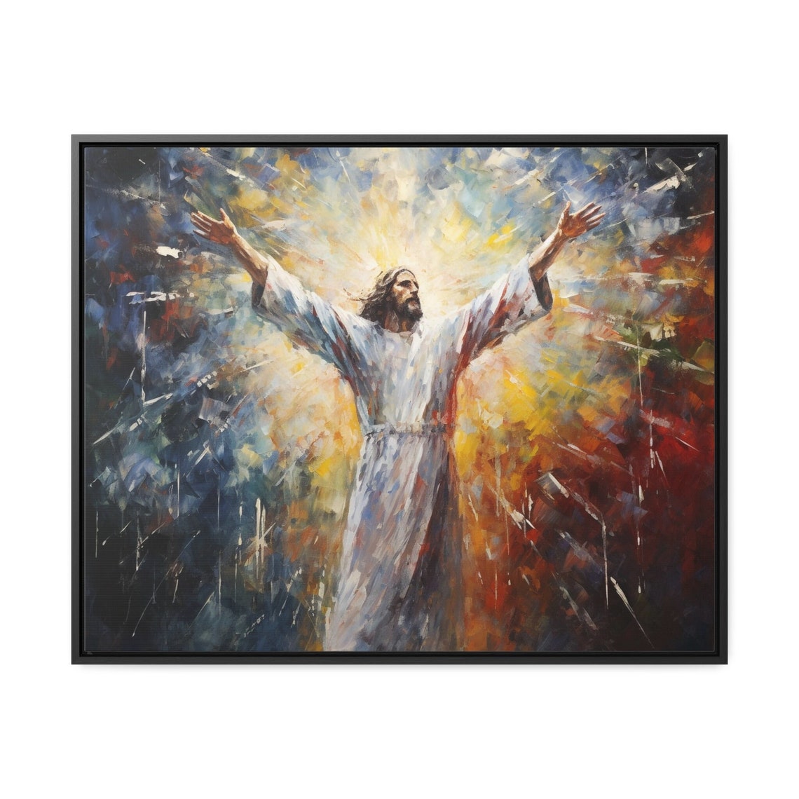 Christ Creating the Earth Christian Art Jesus Christ Art Savior Entry ...