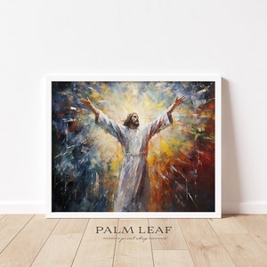 Christ Creating the Earth Christian Art Jesus Christ Art Savior Entry ...