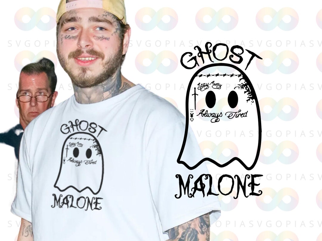 Ghost Malone PNG, SVG, Funny Ghost Post Malone, Sublimation Graphics ...