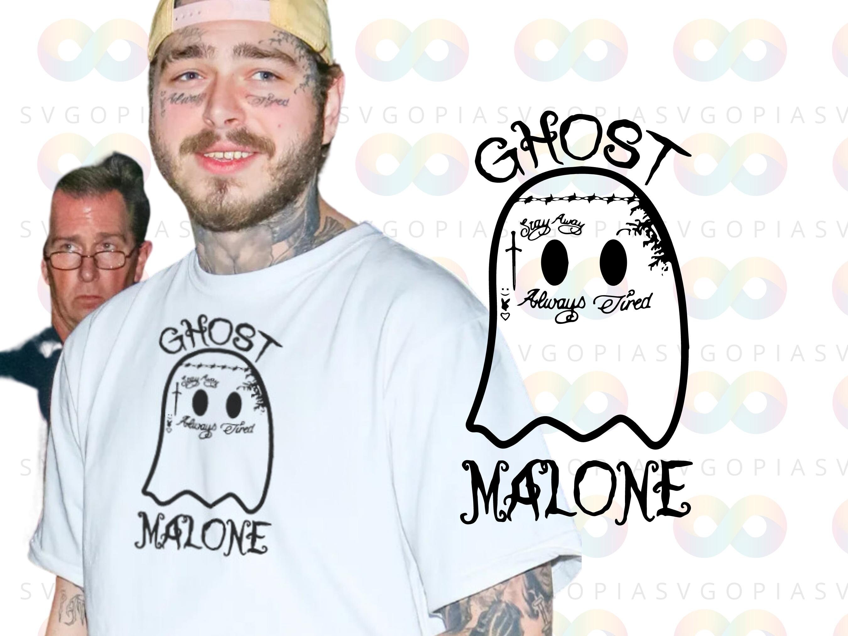 Ghost Malone PNG SVG Funny Ghost Post Malone Sublimation - Etsy