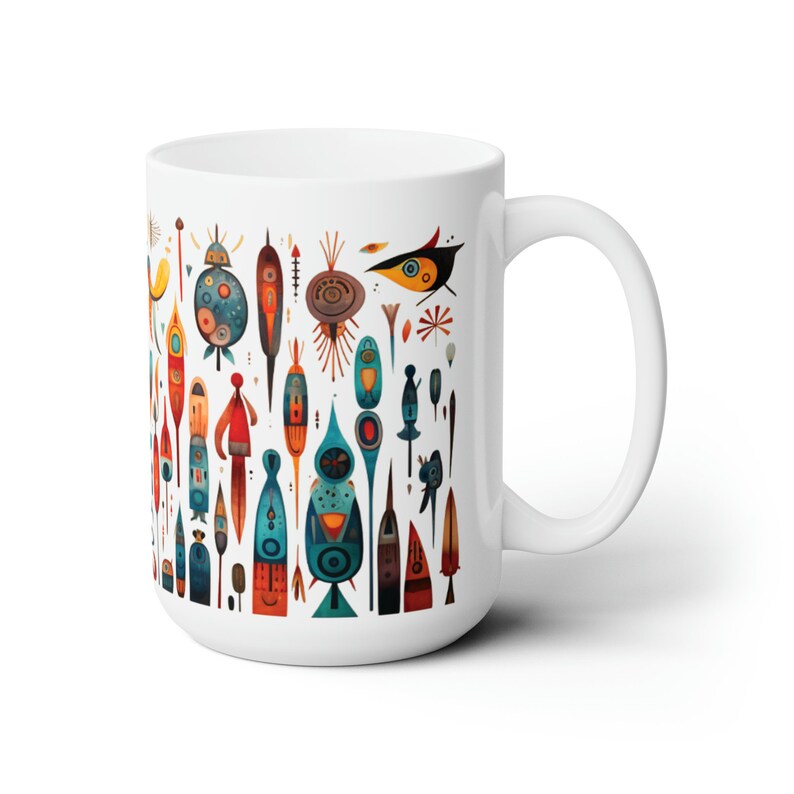 Peruvian Nazca Lines Mug Ancient Peru Pattern Cup Inca-inspired Tea Mug ...