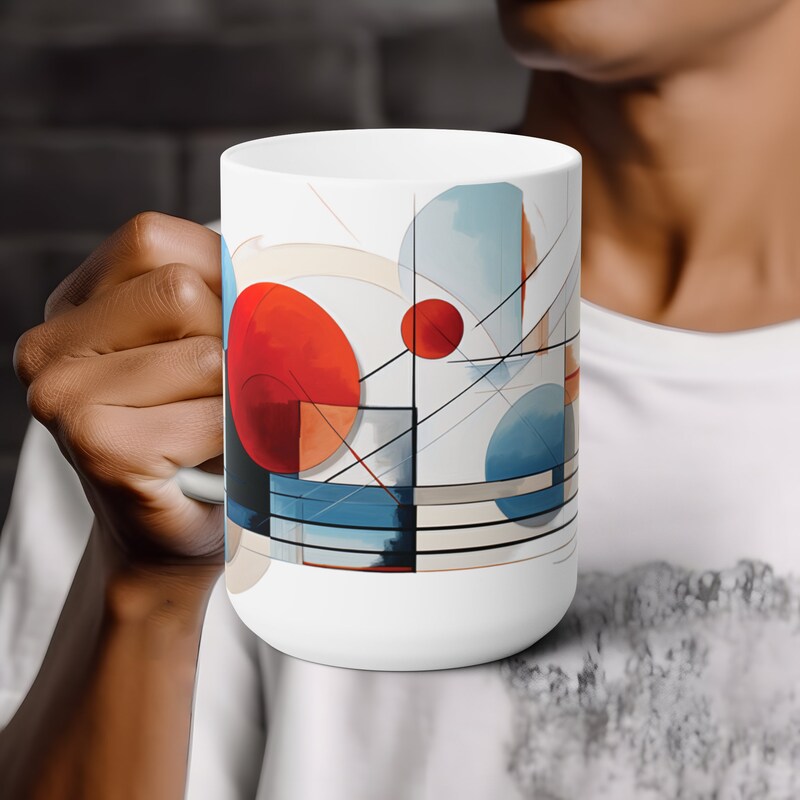 Geometric Mug - Etsy