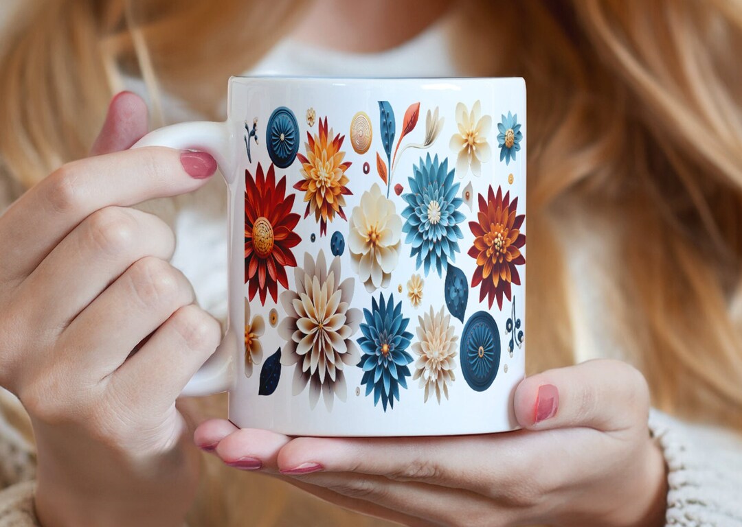 Mandalas Mug, Zen Pattern Mug, Zen-inspired Design, Mindfulness Mug ...