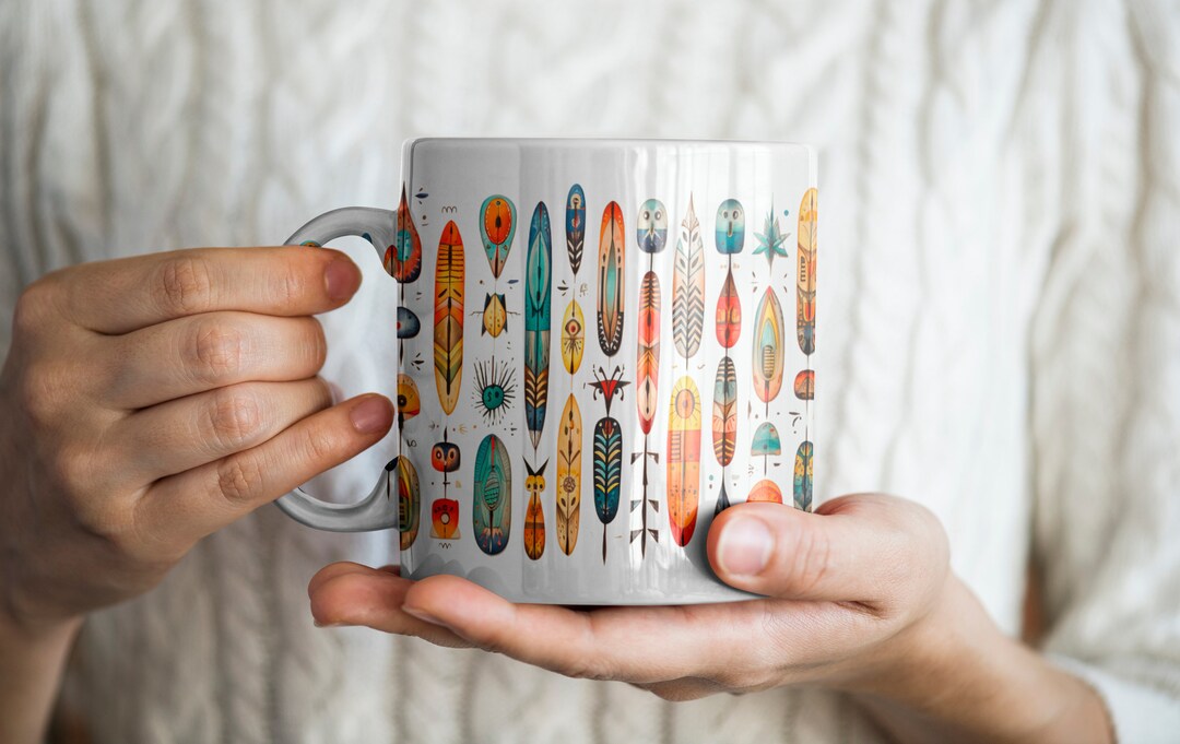 Peruvian Nazca Pattern Mug Ancient Peru Coffee Cup Exotic - Etsy