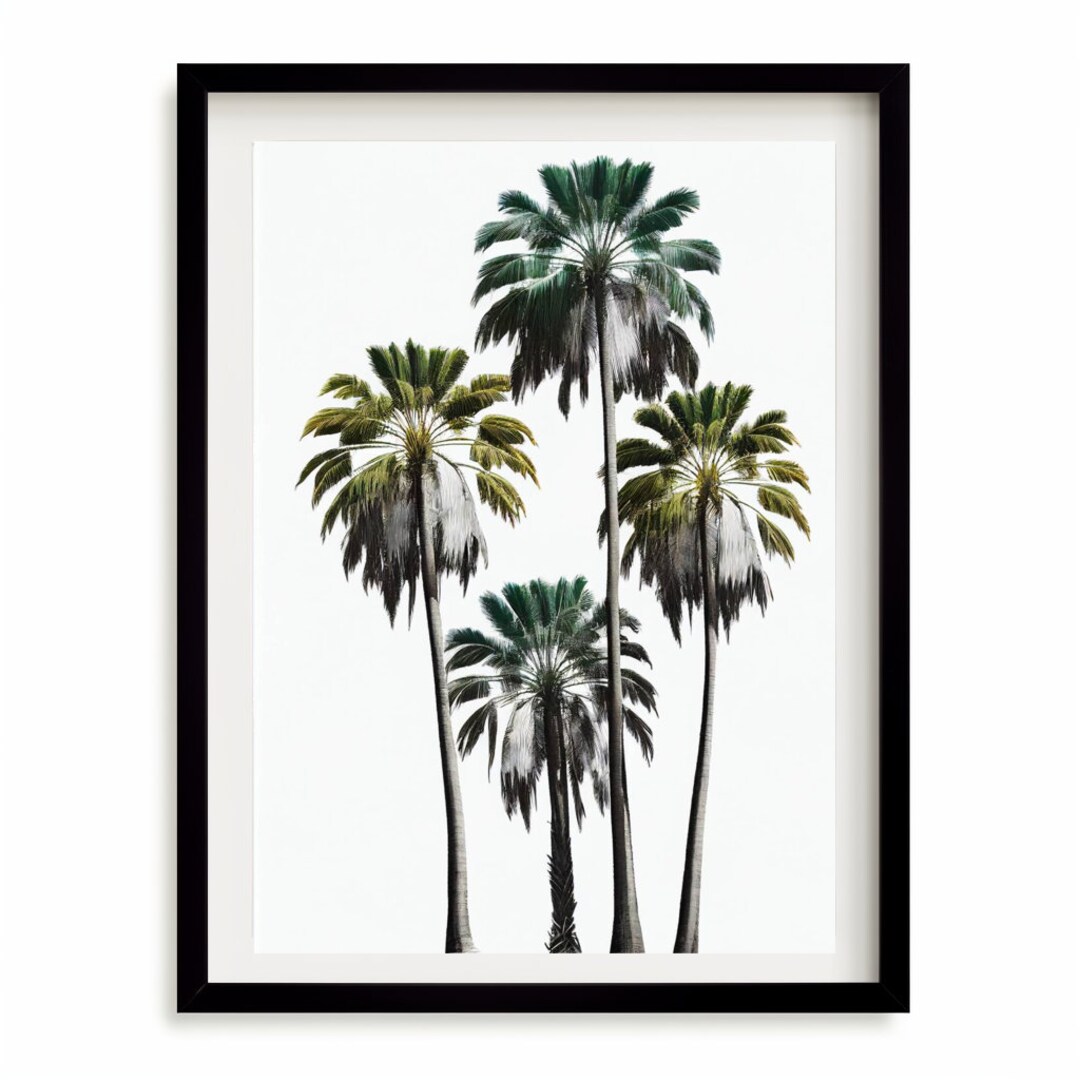 Digital Prints Palm Tree Posters Home Decor Wall Art - Etsy