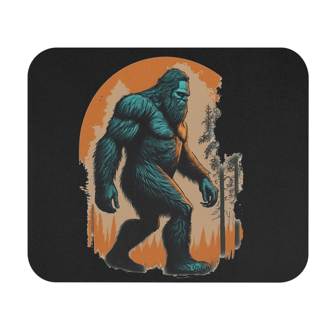 Mysterious Cryptid Bigfoot Mouse Pad: Sasquatch Desk Accessory for ...