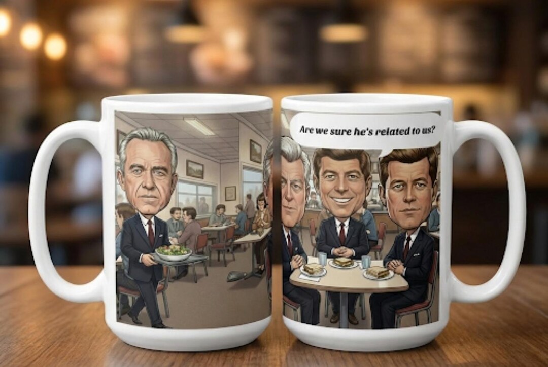 RFK Jr Satire Mug, Kennedy Family Meme, Political Humor - Etsy