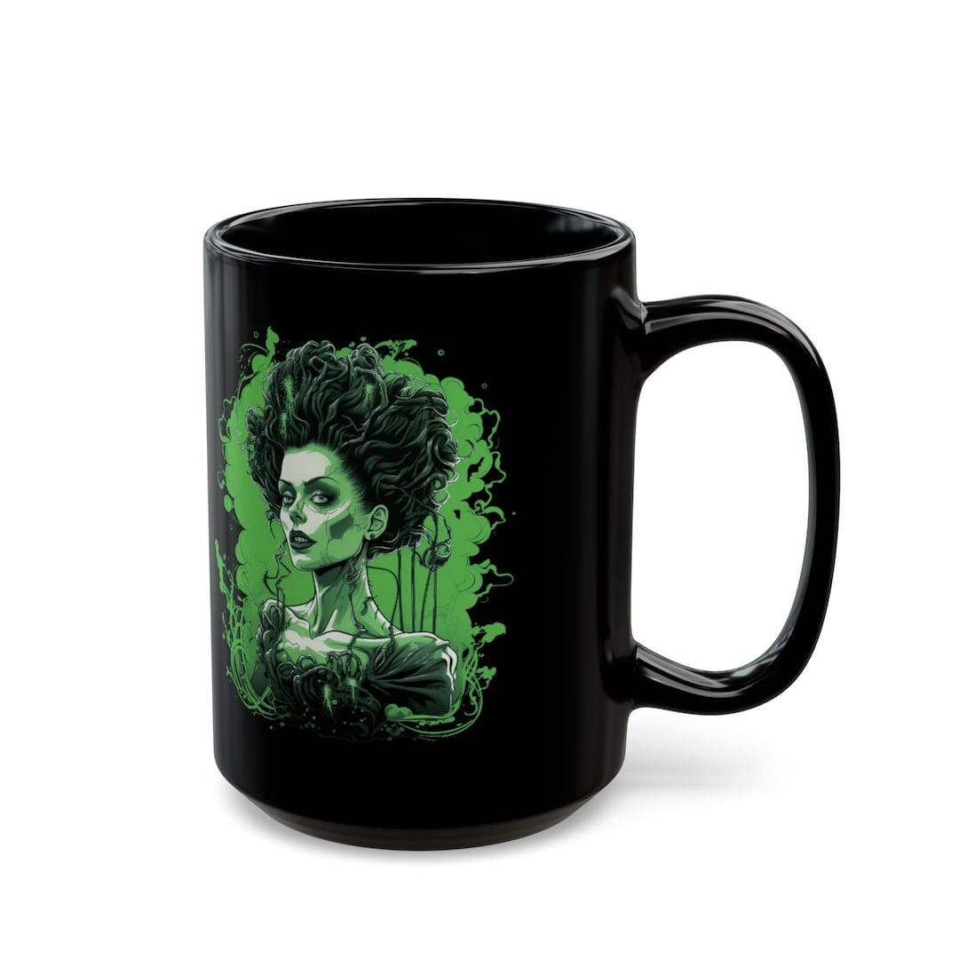 Bride of Frankenstein Coffee Mug - Classic Horror Movie Monster Ceramic ...