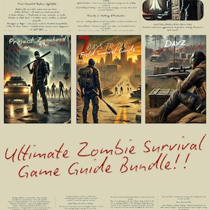 Ultimate Zombie Survival Game Guide Bundle Three Essential Digital ...