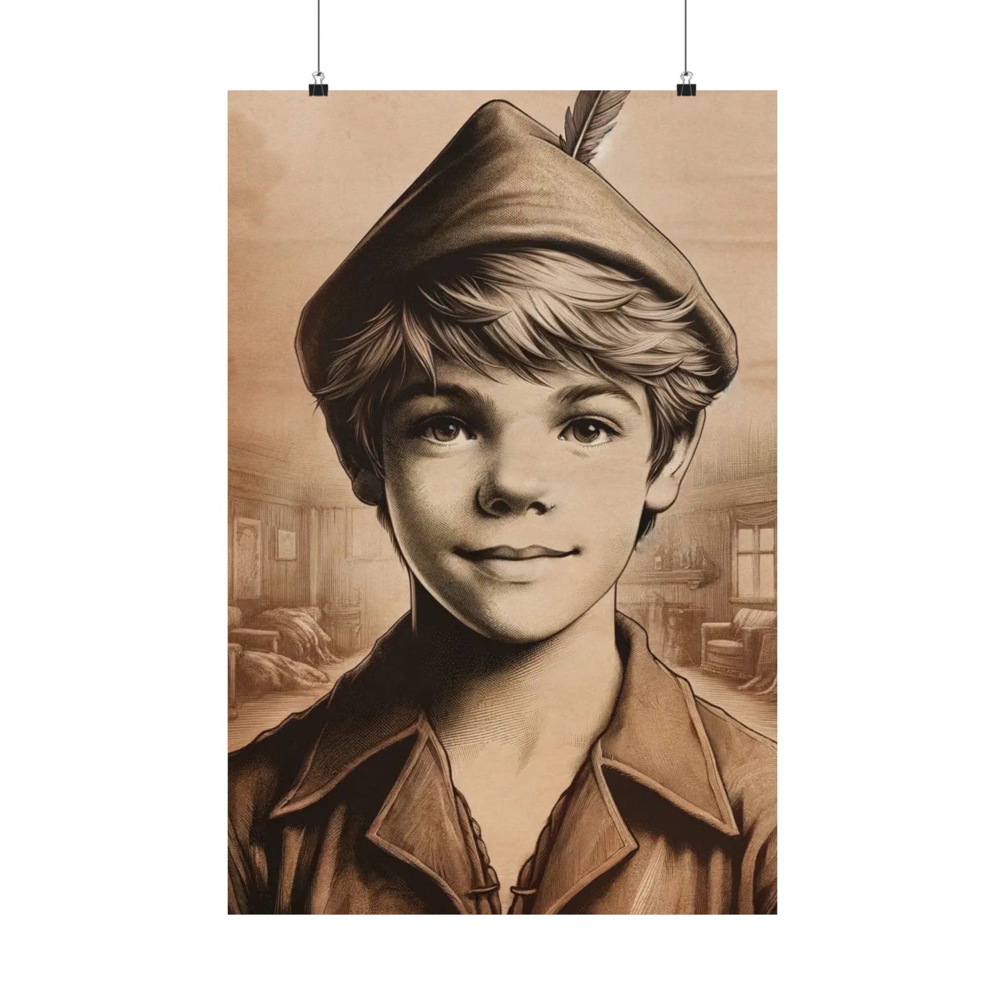 Vintage Style Peter Pan Poster - Etsy