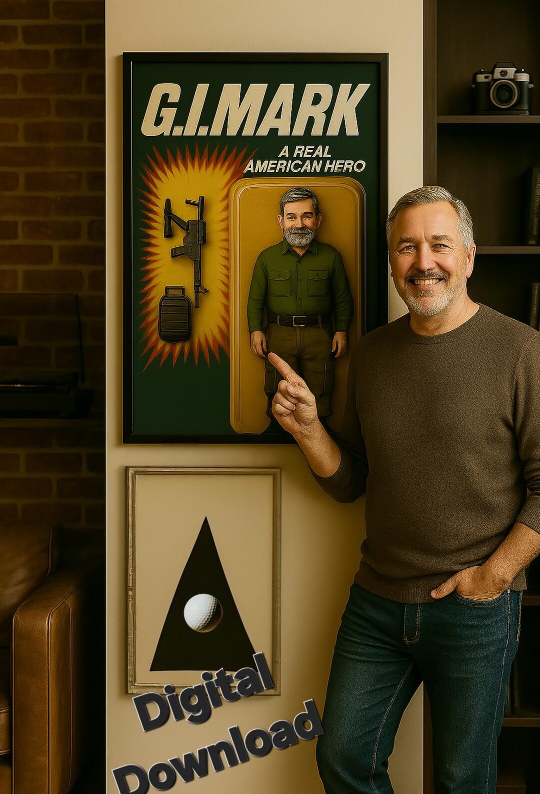 Custom Action Figure Poster | Nostalgic Toy Art With Your Face | Ai ...