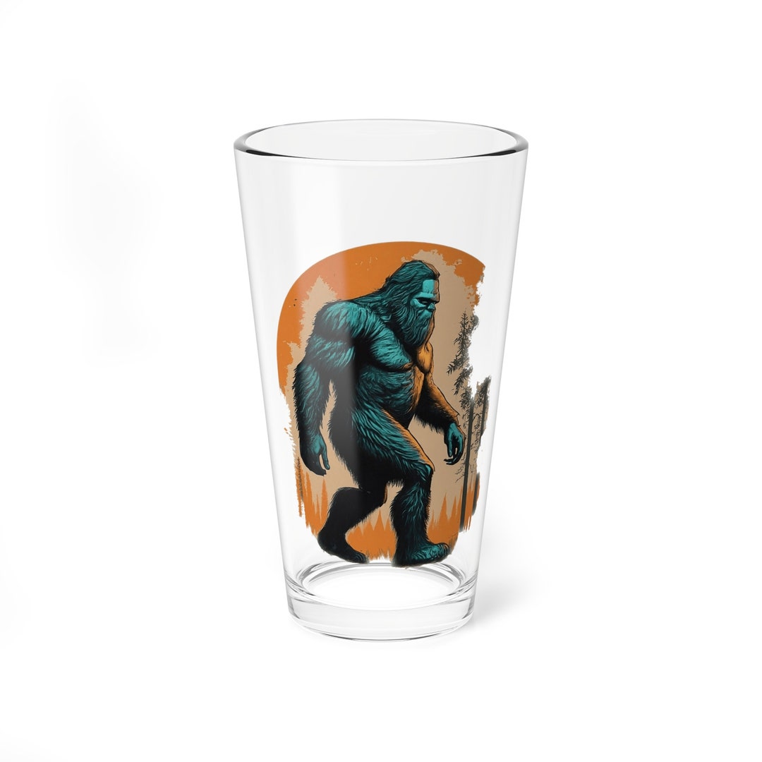 Cryptid Collection: Sasquatch Silhouette Glass - Etsy
