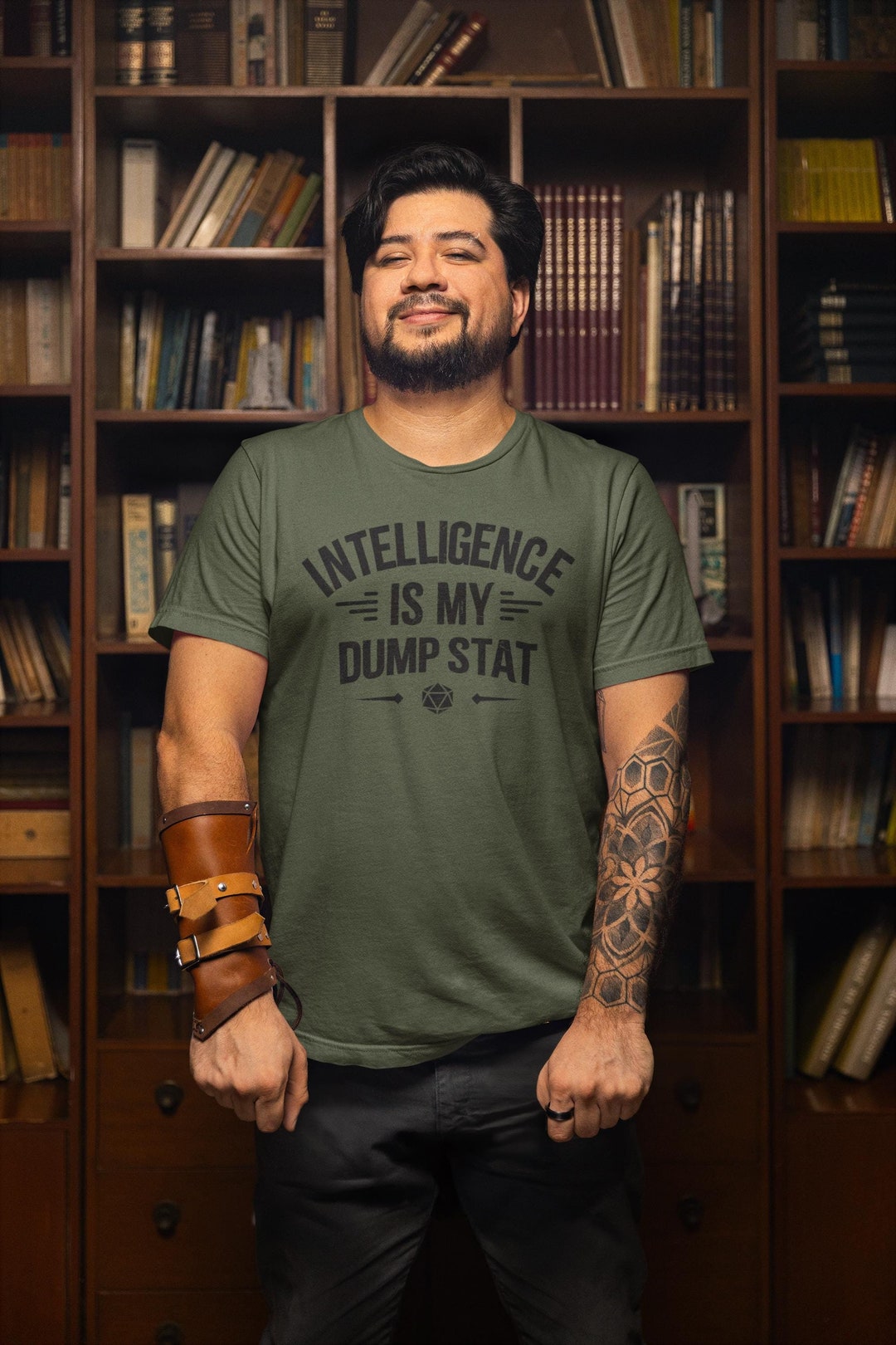 Intelligence is My Dump Stat RPG Shirt, Dungeons and Dragons Inspired ...