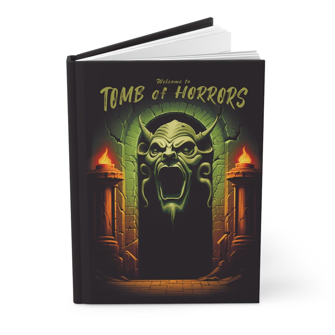 Tomb of Horrors Hardcover Journal, Fantasy RPG Campaign Notebook - Etsy