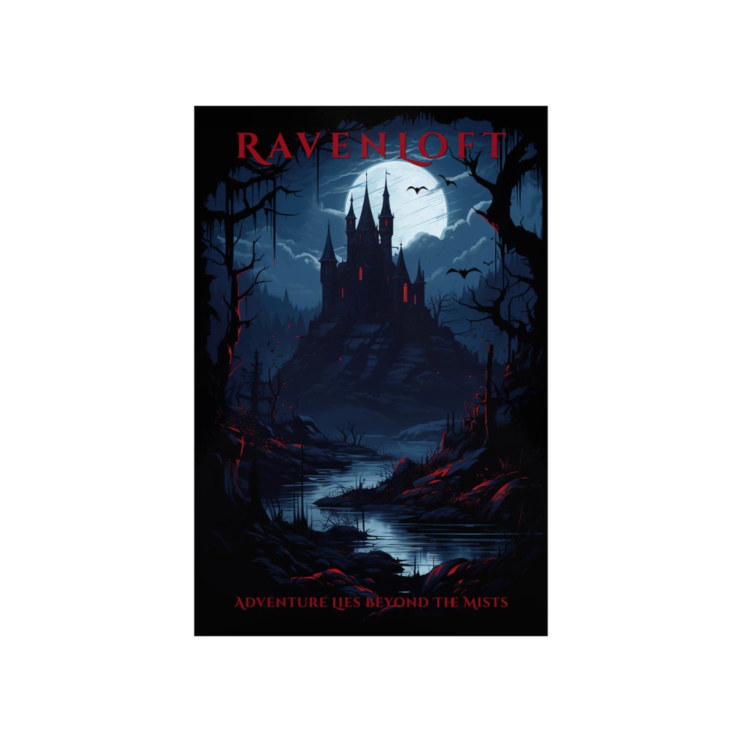 Ravenloft Poster Travel Poster D&D Wall Art Premium Matte Poster - Etsy