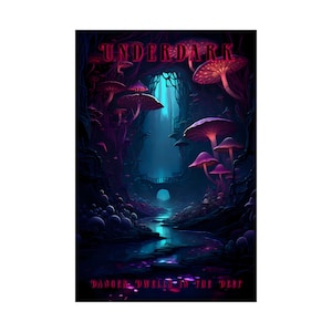The Underdark Poster | Travel Poster | Fantasy RPG Wall Art | Premium ...